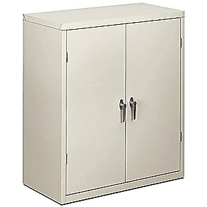 HON SC1842Q Assembled Storage Cabinet, 36w x 18-1/4d x 41-3/4h, Light Gray