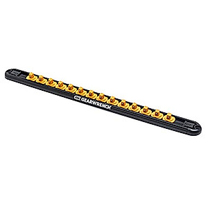GEARWRENCH 1/4" Drive Magnetic Socket Rail Includes 14 Clips - 83126