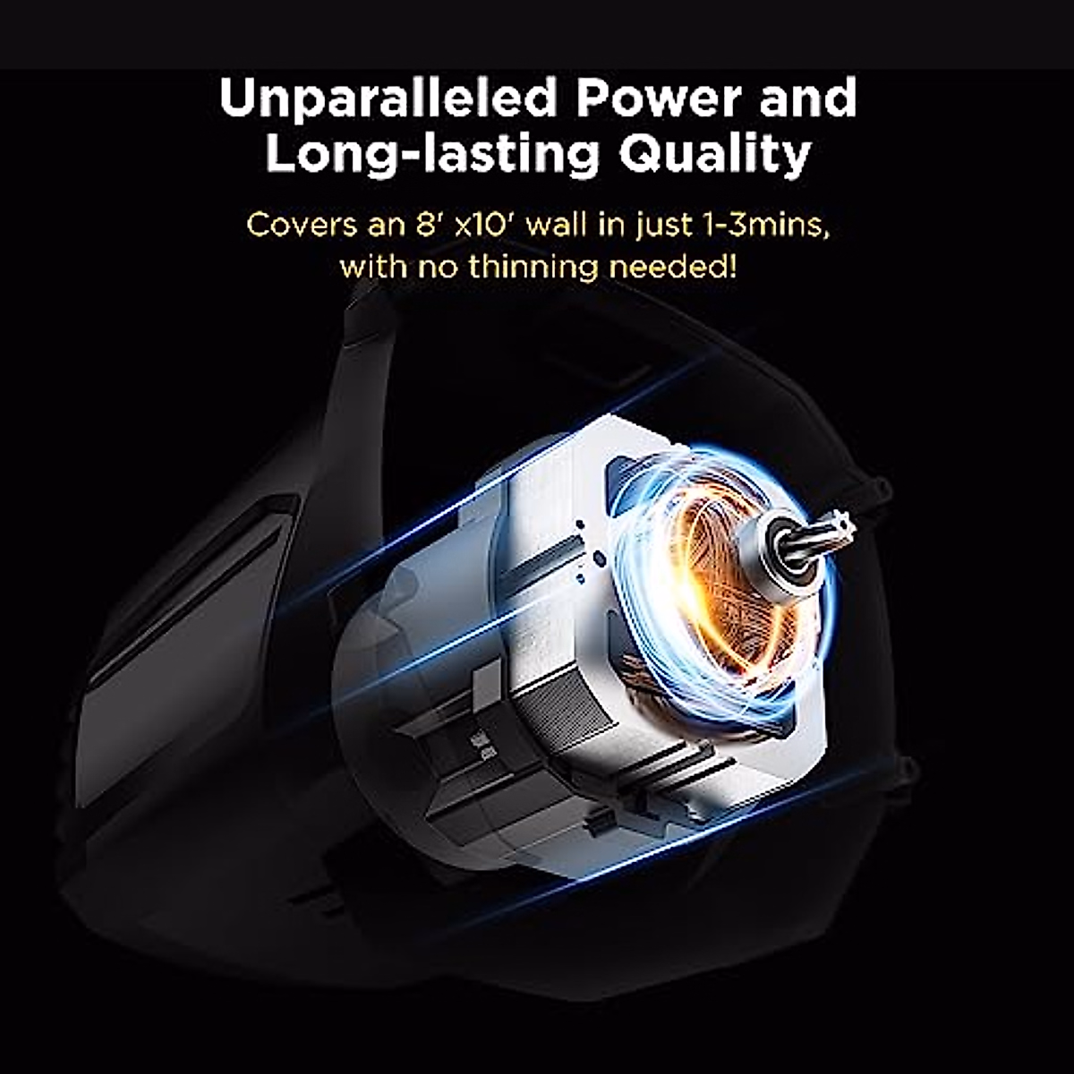 MaXpray M1 Airless Paint Sprayer, 2023 Version, High Efficiency, Thinning-Free, Minimal Overspray, for Home Exterior & House Interior DIY Painting Projects, with Paint Sprayer Accessories