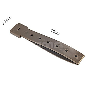 H World Shopping Durable Tactical Molle System 5 Inch Long Malice Clips Strap 3 Pack