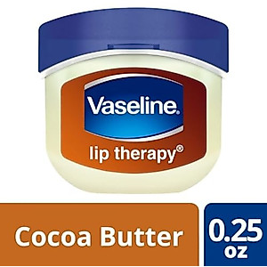 Vaseline Lip Therapy Lip Balm Cocoa Butter, 0.25 Ounces each (Value Pack of 3)