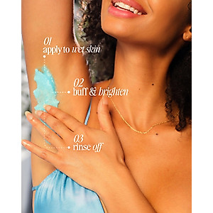 Truly Beauty KP Treatment Moon Rocks Sugar Scrub - Gentle and Fluffy Body Scrubs for Women Exfoliation, Natural Body Scrub - Body Exfoliating Scrub with Vitamin E and Essential Antioxidants.