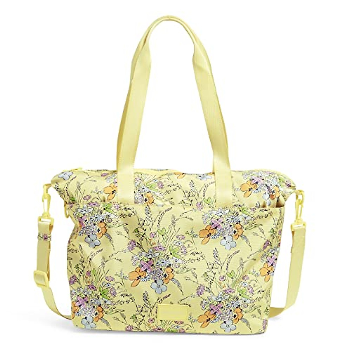 Vera Bradley Women's Recycled Lighten Up Reactive Tote Bag, Sunlit Garden, One Size