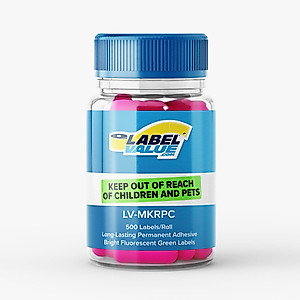 LabelValue.com | Keep Out of Reach of Children and Pets Medical Healthcare Labels - 500 Labels Per Roll
