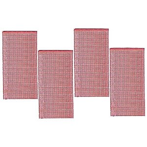 Tainrunse Sparkling Rectangle Backdrop Foil Fringe Curtain Shimmering Metallic for Durable Party Wall Decoration Reflective Pet Background with Self-Adhesive Rose Gold