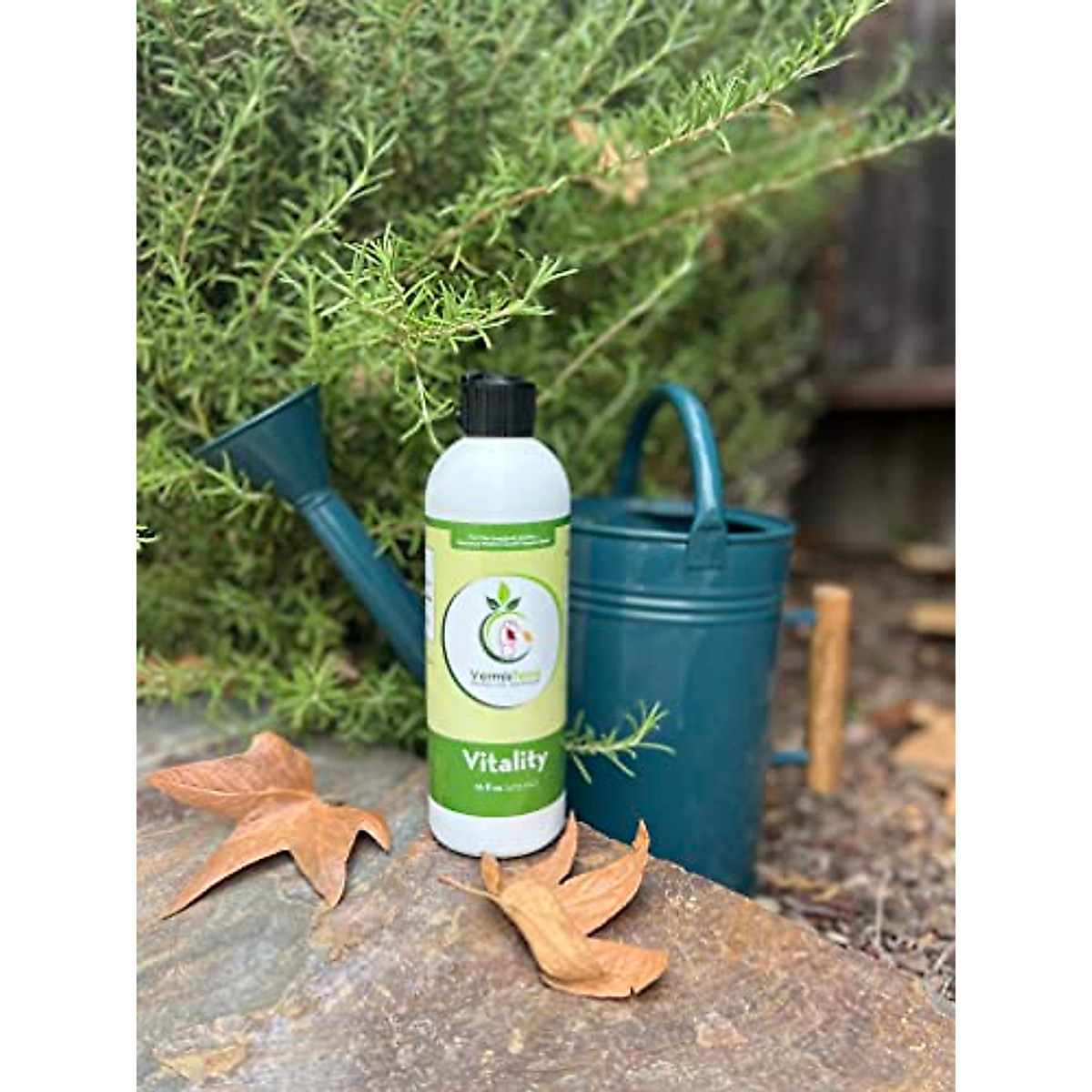 VermisTerra Vitality 16 oz - Worm Castings Super Concentrate, Plant Food, Fertilizer - Promotes Health, Amazing Growth for Vegetables, Fruit, Houseplants - Non-Toxic, Gentle - Will Not Burn