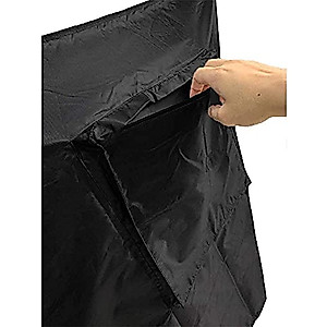 Bicherub Cooler Cart Cover 420D Waterproof Patio Rolling Deck Cooler Cover Fit for Most 80 QT Rolling Ice Chest 37 x 36 x 20in