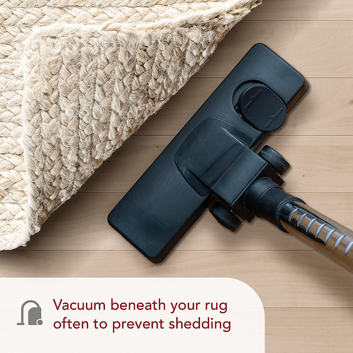 nuLOOM 9x12 Rigo Jute Hand Woven Area Rug, Off White, Solid Farmhouse Design, Natural Fiber, For Bedroom, Living Room, Dining Room, Hallway, Office, Kitchen, Entryway