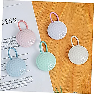 Levemolo 4pcs Bin Band Bathroom Anti-Drop Anti- Buckles Slip Clips Magnetic Can Adjustable Kitchen Grocery Buckle Fixation Blue Rubbish Bag Fasten for Holder Clamp Waste Creative Clip