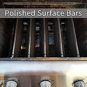 X Home 15.3-Inch Heavier Flavorizer Bars for Weber Spirit & Spirit II 300 Series, Spirit II E-310 (Front-Mounted Control) Grill Parts, Porcelain-enameled, 5-Pack