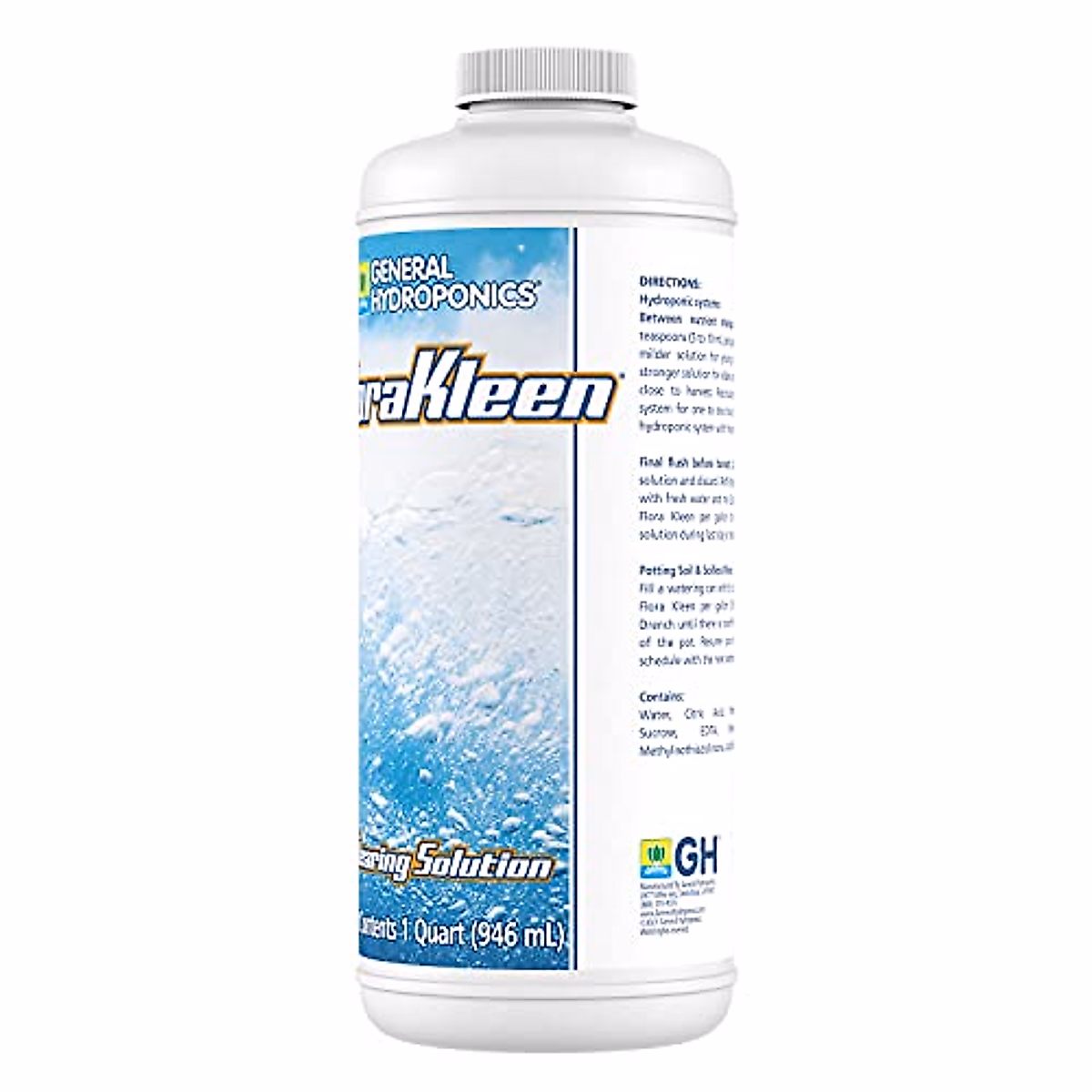 General Hydroponics FloraKleen Salt Clearing Solution, 1-Quart