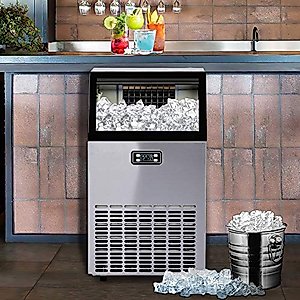 Ice Makers Countertop,Commercial Ice Maker,Ice Maker,Countertop Ice Maker,100LBS, Auto-Clean Built-in Automatic Water Inlet with Scoop 2-7 Days delivery Shipped from US Warehouse