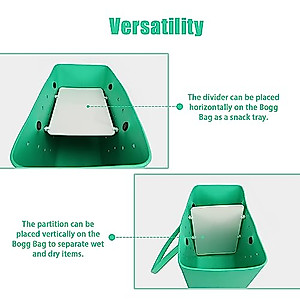 Strdfeve Divider Tray Compatible with Original Bogg Bag Accessories,Beach Bag Rubber Tote Divider Trays,Rubber Beach Bag Accessories for Organizing Your Bogg Bag and Divide Space