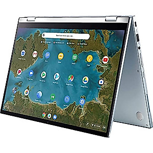 Asus Chromebook Flip- 14" FHD(1920 x 1080) Touchscreen, Intel Core m3-8100Y,4GB - 64GB eMMC，Intel UHD Graphics 615, Backlit Keyboard, Bundle with WOOV Micro 32GB SD Card