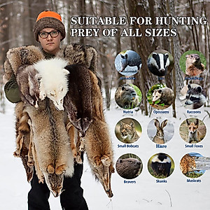 𝐚𝐧𝐢𝐦𝐚𝐥 𝐭𝐫𝐚𝐩 2 Packer Outdoor Spring Trap Easy Set Weather-Resistant Outdoor Durable Reusable Trap Solid Metal Outdoor Trap for Home & Yard & Garden… (5in - 2 Packer)