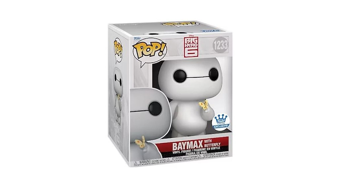 Exclusive Funko POP! Baymax 6" Figure with Butterfly