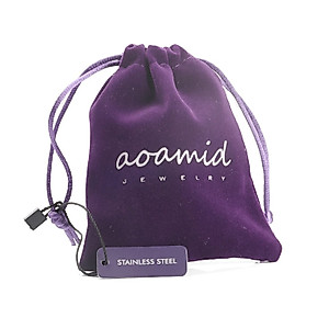 AOAMID Lymphedema Alert bracelet Adjustable Stainless Steel Mesh no bp no needles bracelet for women Emergency breast cancer medical bracelets(Mesh SS)