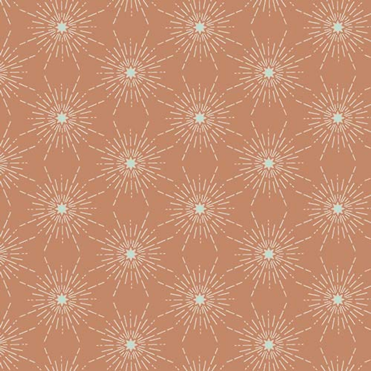 Art Gallery Fabrics Art Gallery Enchanted Voyage North Star Shine Fabric, Orange