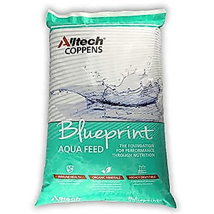 Alltech Coppens SP-15 5mm Floating Fish Food - Extruded Feed for All Pond-Raised Bluegill, Crappie, Catfish, Trout and Other Freshwater Fish - 44 LBs