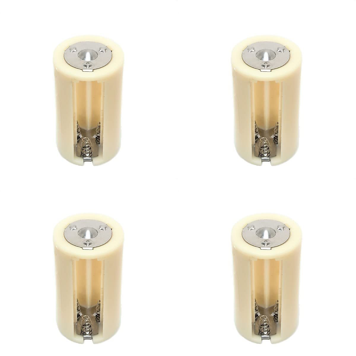 DSLRKIT 3AA(LR6) to D Size Parallel Battery Convertor Adapter Holder (Pack of 4)