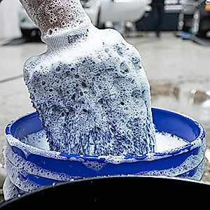 GYEON Quartz Q²M Smoothie Microfiber Car Wash Mitt - Ultra Soft Glide - Korean Microfiber Blend - Lint Free - Extended Durability - Scratch Free - Car Detailing - Car Bucket Wash