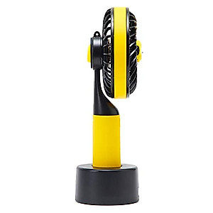 BT21 CHIMMY Character Mini Handheld Personal Portable Fan | 3-Speed Adjustable USB Rechargeable, Yellow
