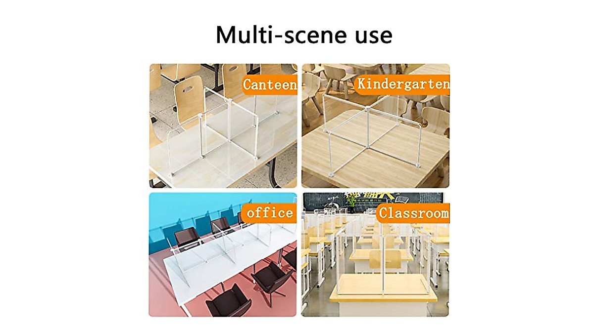 Classroom Desk Dividers - Durable Clear Desk Partitions for Schools ...