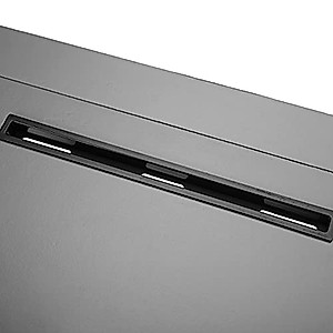 Urban Shop Tools Assembly Folding Desk with Tablet Slot, Grey
