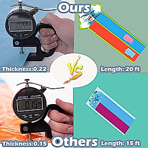 MOYRGG Slip and Slide Inflatable Water Slides Lawn Toy with 2 Bodyboards - 20x6ft 10 lb Slip Slide Heavy Duty Summer Toy with Sprinkler for Kids Adults Backyard Outdoor Water Play