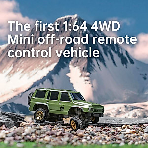 SNICLO RC Cars 3005 Patro Y60 Off-Road Series,1:64 Scale Rc Crawler,Rc Car with HD Camera and FPV Goggles,30 Min of Use in FPV Mode Monster Trucks for Adults(Red)