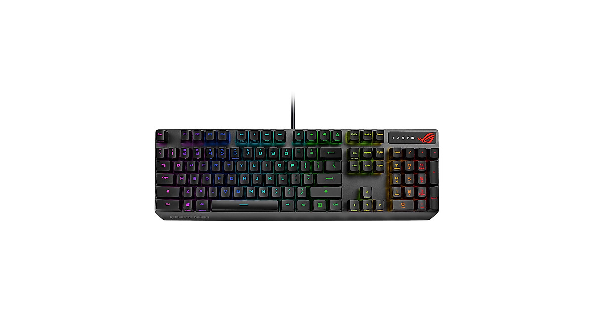 ASUS ROG Gaming Keyboard & Extended Mouse Pad Bundle - Precision ...