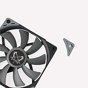 Scythe Kaze Flex 120mm Slim Fan, PWM 300-1800RPM, Quiet Case/CPU Cooler Fan, Single Pack