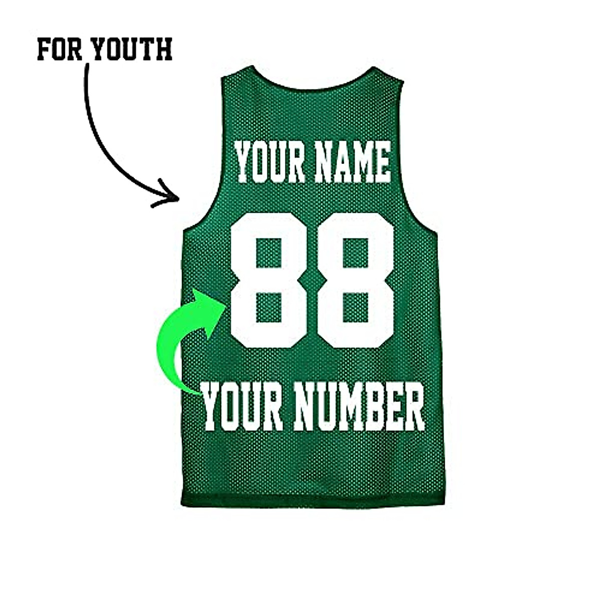 Personalize Your Own Team Basketball Jersey with Your Custom Name and Number