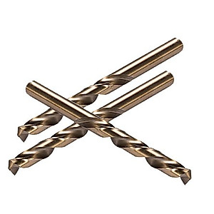 BEILI TOOLS HSS M35 Cobalt Twist Drill Bits, Pack of 10 (6.5mm, 1/4")