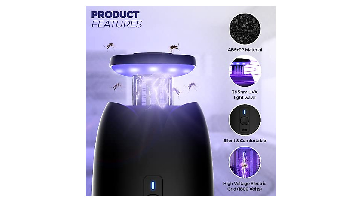 TRAPPED Elite Insect Trap - Effective Bug Zapper for Home