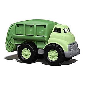 Green Toys Recycling Truck, Green FFP - Pretend Play, Motor Skills, Kids Toy Vehicle. No BPA, phthalates, PVC. Dishwasher Safe, Recycled Plastic, Made in USA.