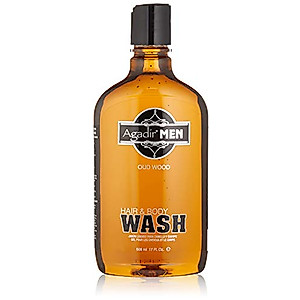 AGADIR Men Hair And Body Wash, 17 Fl Oz