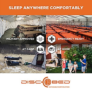 Disc-O-Bed Extra Large, with 2 Side Organizers, Navy