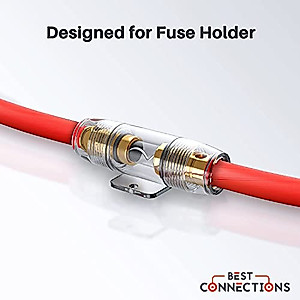 8 Gauge 6 Feet Red Black Speaker Wire Copper Mix Power Ground Car Home Audio