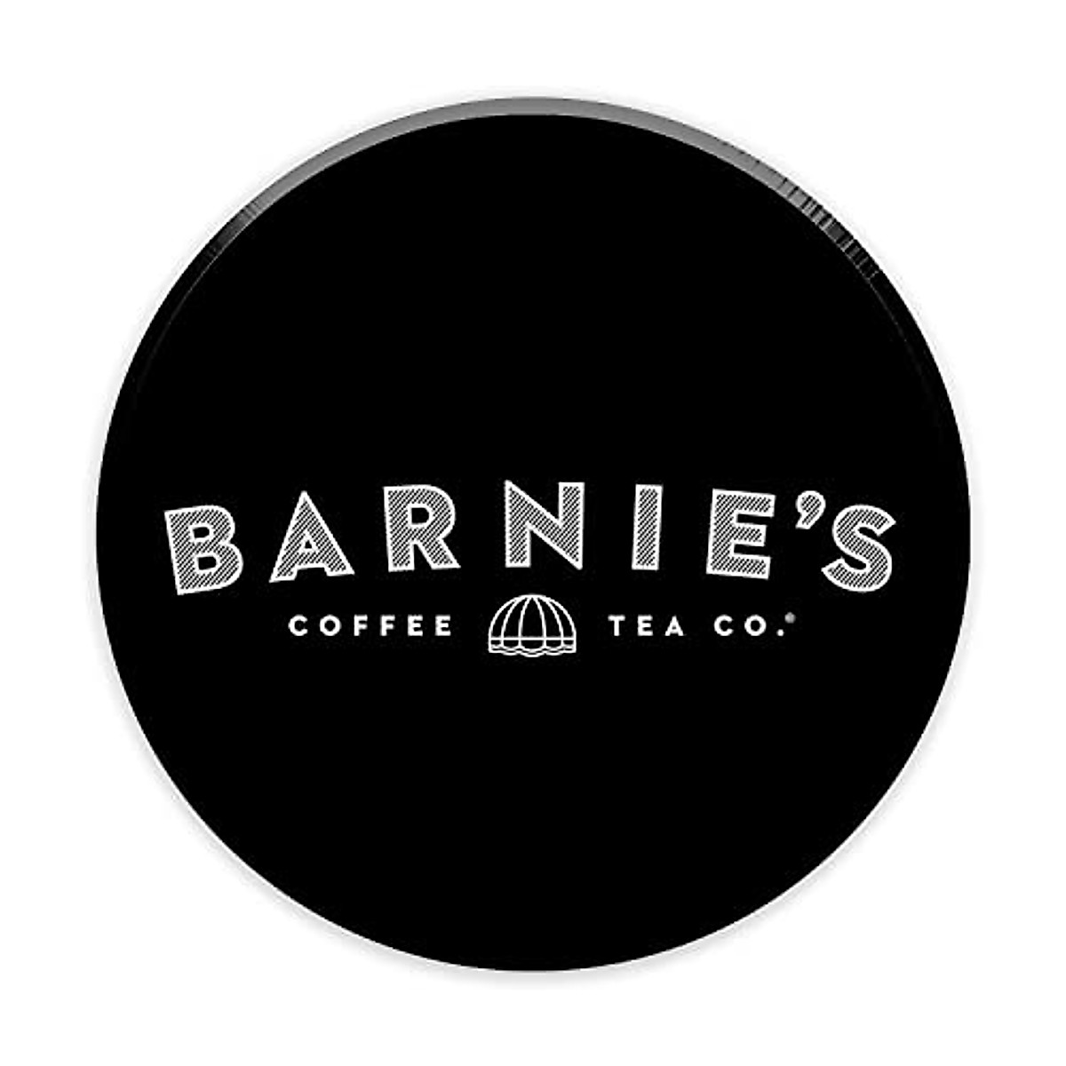BARNIE'S COFFEE TEA CO. Single Serve K cups for Keurig Brewers Medium Roast Arabica Coffe Beans, Santa's White Christmas, 24 Count