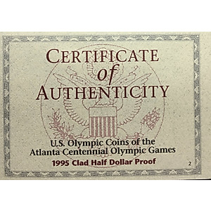 1995 S Baseball Olympic Comes in the Original Packing from the Mint Half Dollar Proof US Mint