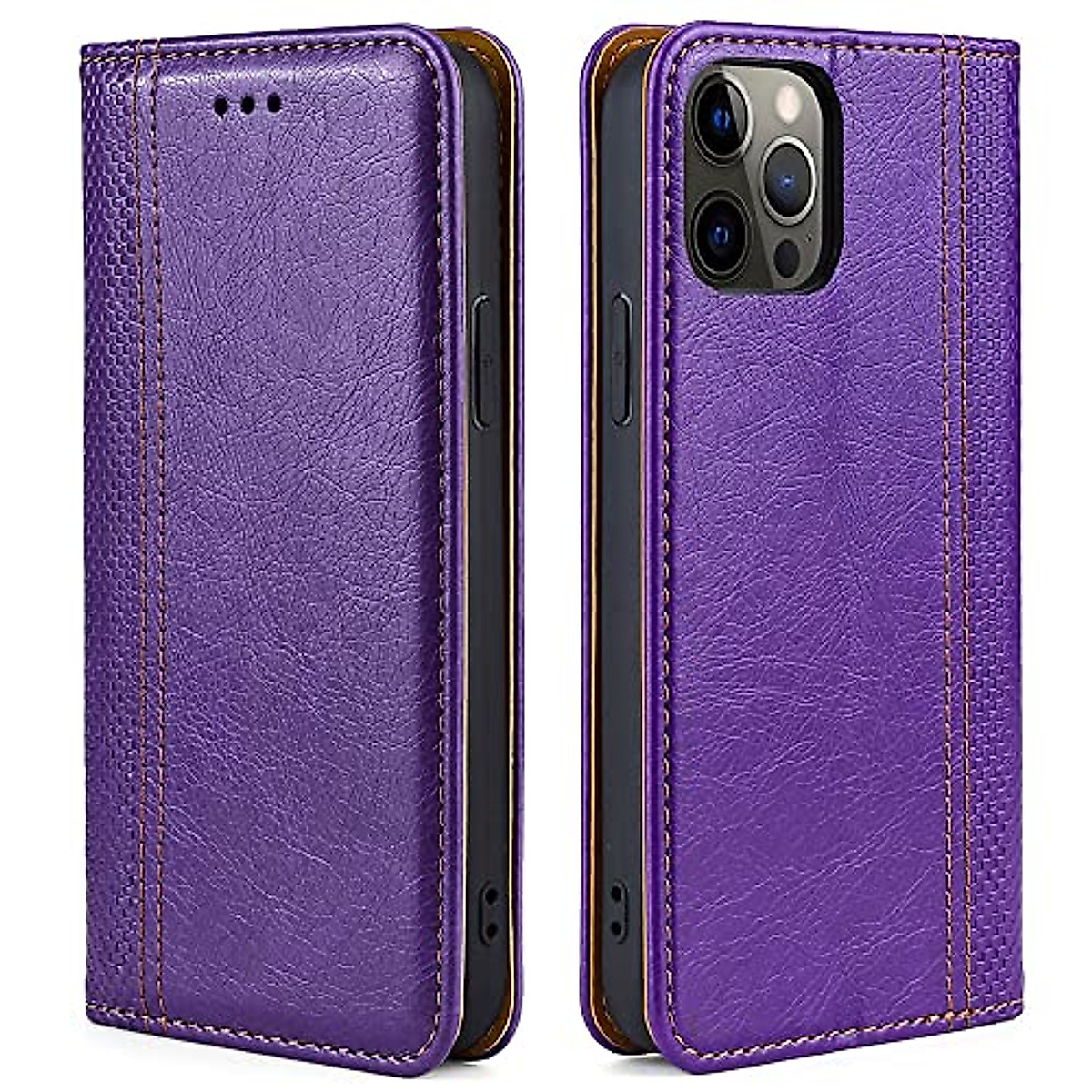 Fansipro Wallet Folio Case for Oppo Reno 2 F, Premium PU Leather Slim Fit Cover for Reno 2 F, 1 Card Slot, Unique Design, Purple