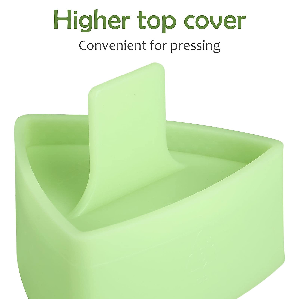 UPKOCH Triangle Sushi Mold, Rice Ball Maker, Non-stick Onigiri Press, Sushi Mold Maker, Light Green