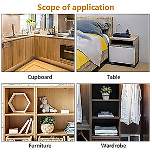 20 Pieces Furniture Cam Lock Fasteners 15mm x 12mm Furniture Cam Lock Nut Connectors Fittings for Cabinet Drawer Wardrobe Panel Connecting