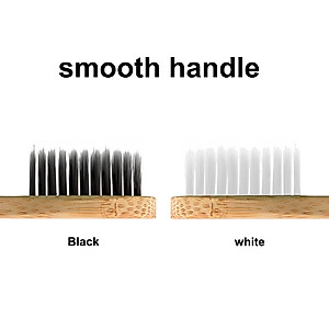 HiTuYi Bamboo Toothbrush (10 Pack) with Travel Toothbrush Case & Charcoal Dental Floss | Natural Eco Friendly Toothbrushes for Adults | BPA Free, Soft Bristles & Biodegradable Wooden Toothbrush