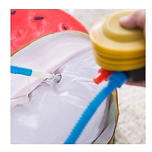 Fruit Cartoon Plush Inflatable seat seat Sofa Thickened Folding Stool Gifts for Children (Tree Stump)