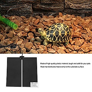 Sixrun Reptile Pet Heating Pad Mat Bed Under Tank Warmer Mat Heating Mat Brooder Incubator for Reptile Dogs Cats(14W)