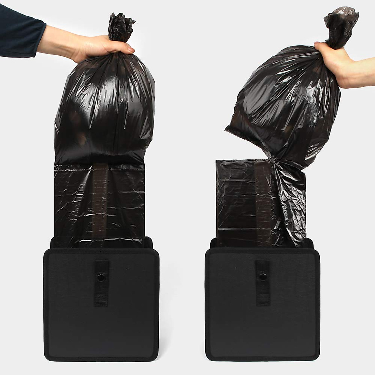 KMMOTORS Plastic bags for Car Trash Can, car garbage bags, car trash bags, trash bags for automotive (Jopps Medium & Aladdin Small)