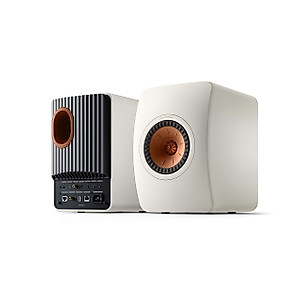 KEF LS50 Wireless II (Pair, Mineral White) & KC62 Subwoofer (White)