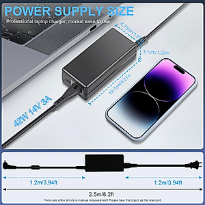 14V 3A Power Adapter Charger for Samsung Monitor S22A300B s22c300h, SyncMaster 15" 17" 18" 19" 20" 22" 23" 24" 27" Screen TV Power Cord